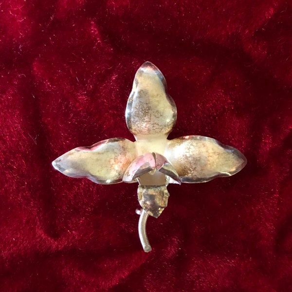 Orchid Lapel Pin - Etsy