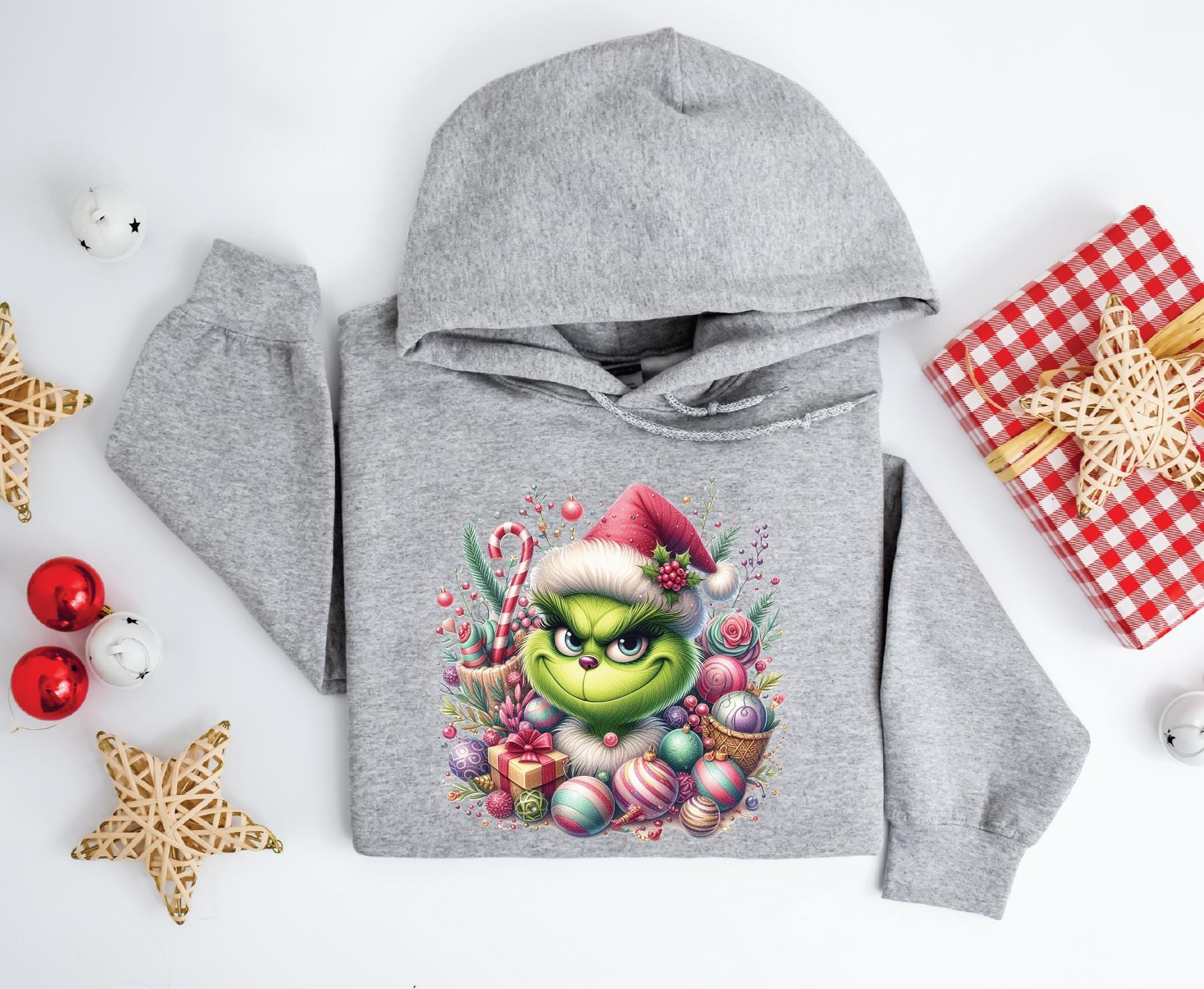 Pastel Grinch Christmas Design – Whimsical Holiday • PNG Hi-resolution ...