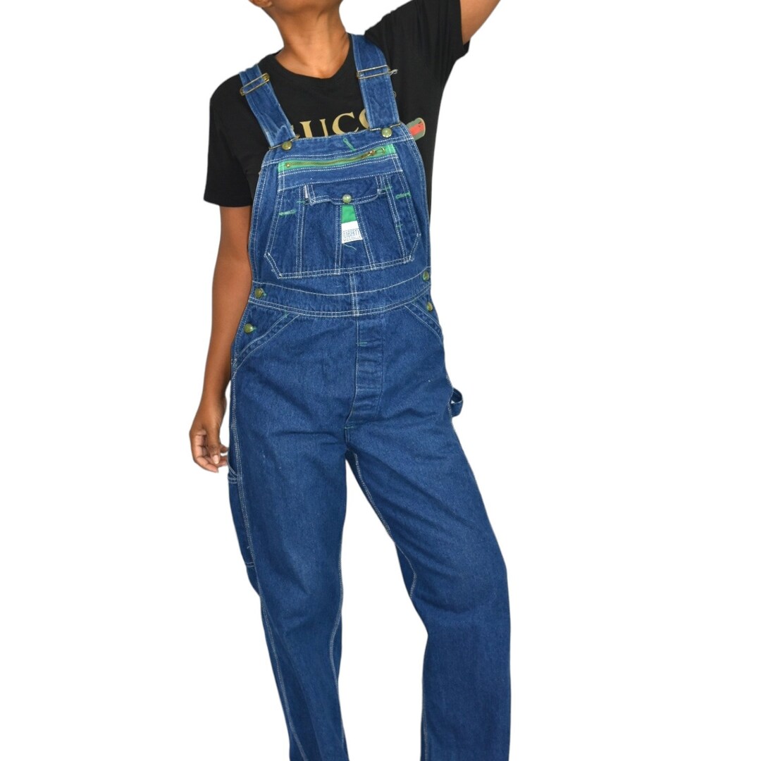 Liberty Bib Overalls Vintage Blue Denim Jumpsuit Coveralls Carpenter ...