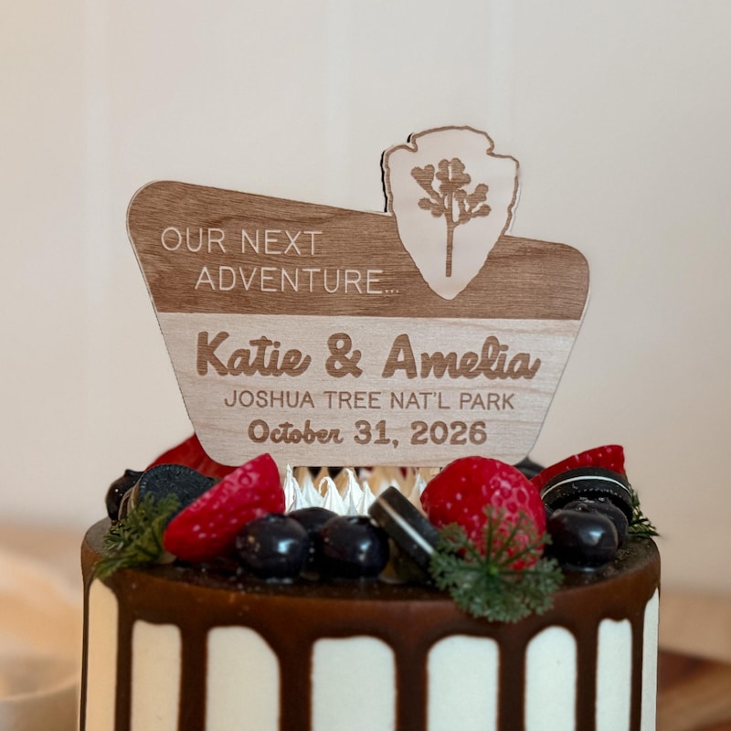 National Park Cake Topper - Etsy