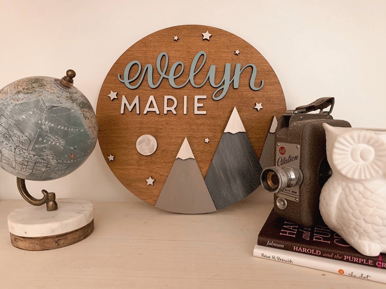 Hand Lettered Kids Room Sign Nursery Calligraphy Decor - Etsy