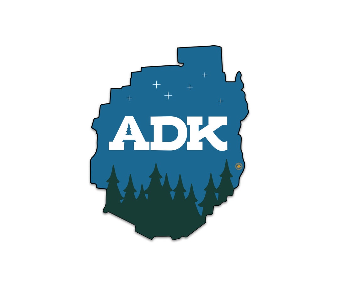 Adirondack Sticker | Adventure Upstate NY Sticker | ADK Sticker ...