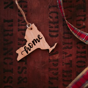 New York State Home Cut Out Ornament | New York Ornament | NY Ornament ...