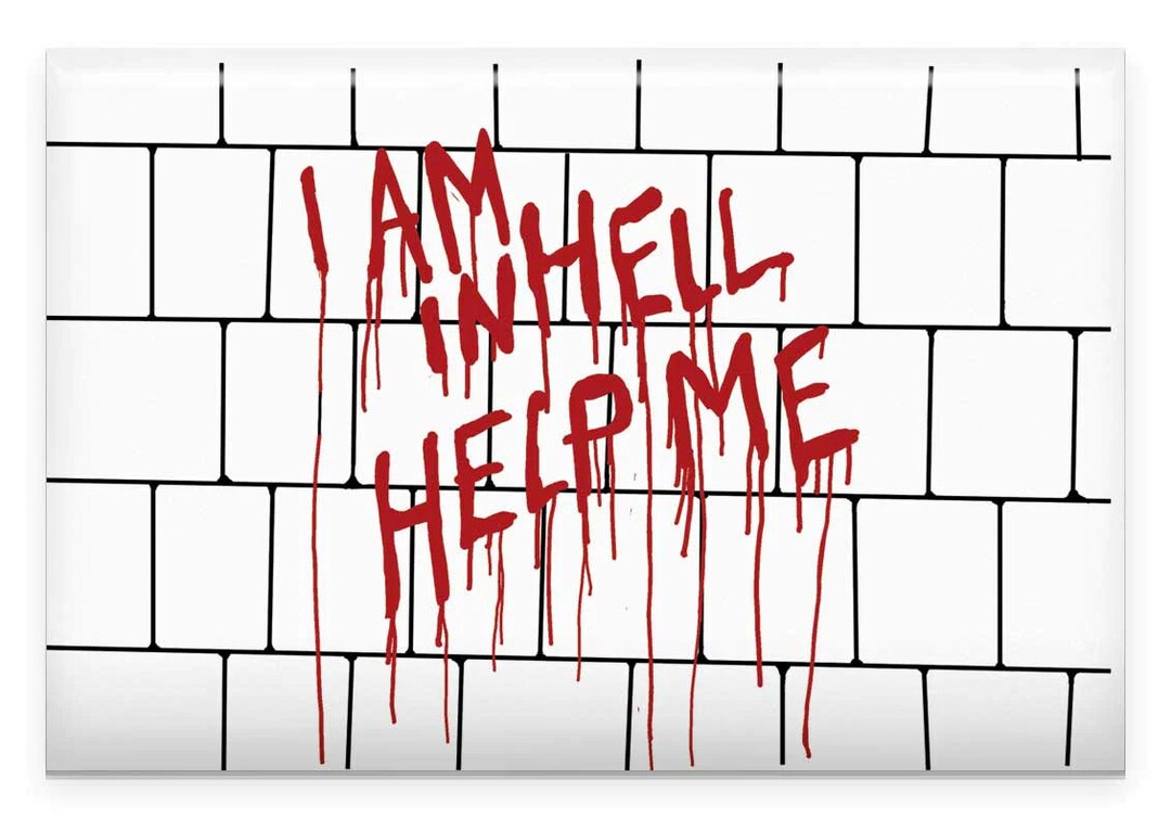 Magnet (2"x3"): I'm in Hell, Help Me - Etsy