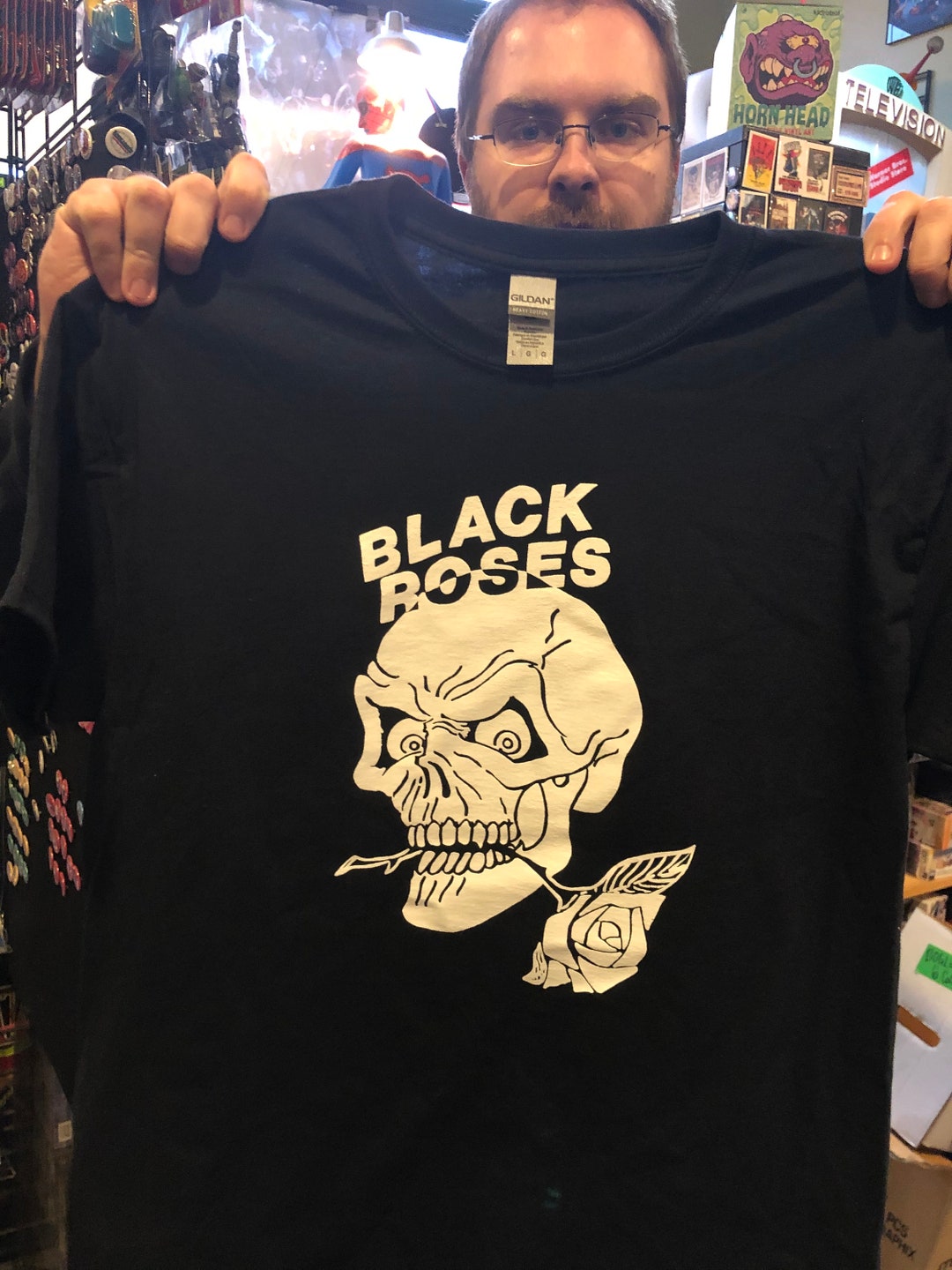 Black Roses Band Shirt : Replica Shirt (made in Conjunction With Edie ...