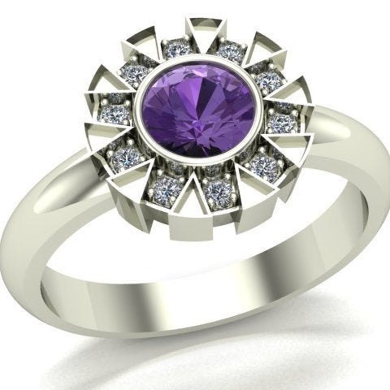 Iron Man Reactor Superhero Engagement Ring - Etsy