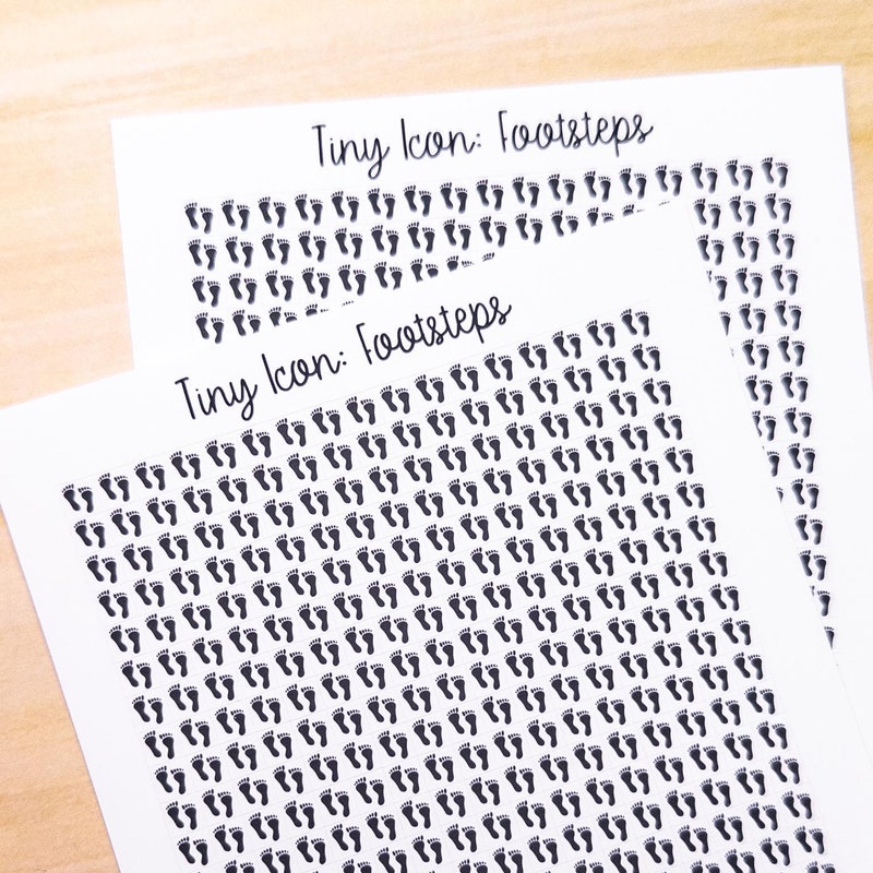 Foot Stamp Stickers - Etsy