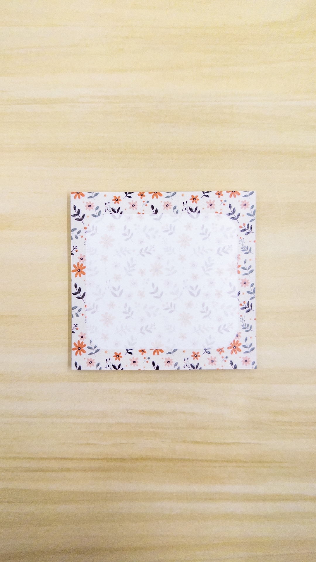 Dainty Illustrated Floral Sticky Notes Post It Notes - Etsy