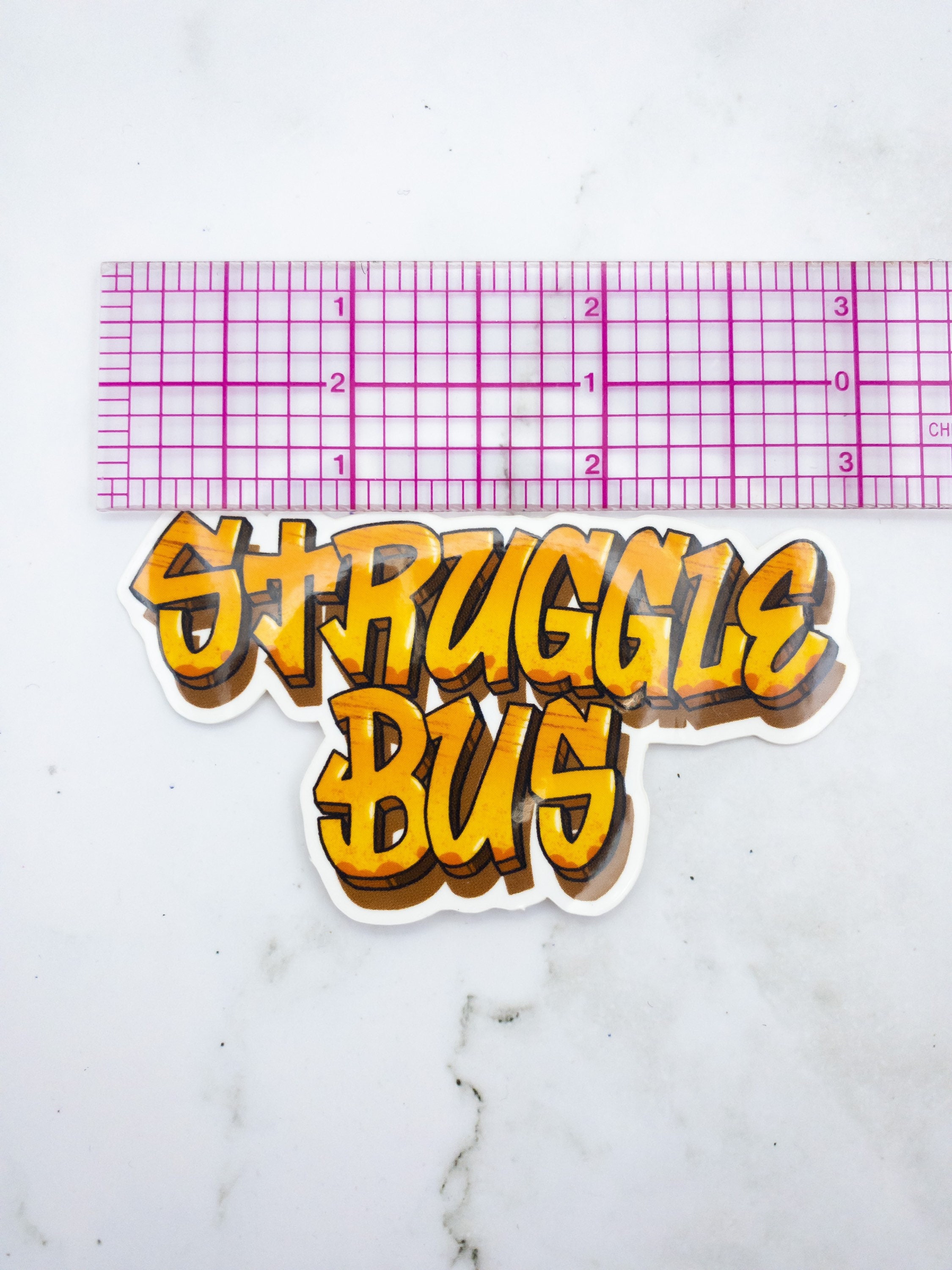 Struggle Bus Sticker Graffiti Lettering Vinyl 3 Inch - Etsy
