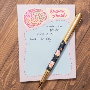 Brain Trash Notepad Memo Pad to Do List - Etsy