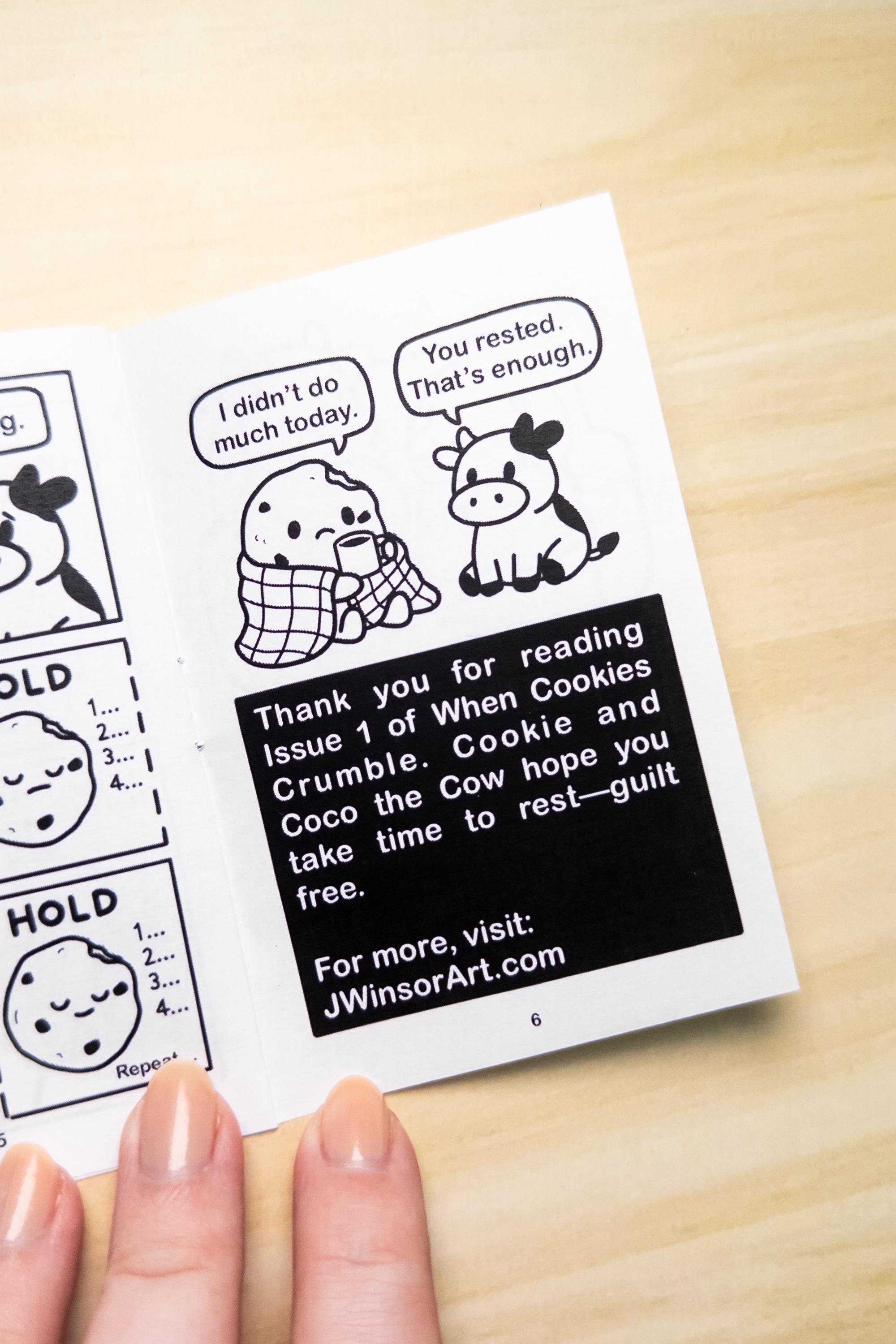 Mini Comic Zine – When Cookies Crumble- the Overwhelm One | Mental ...