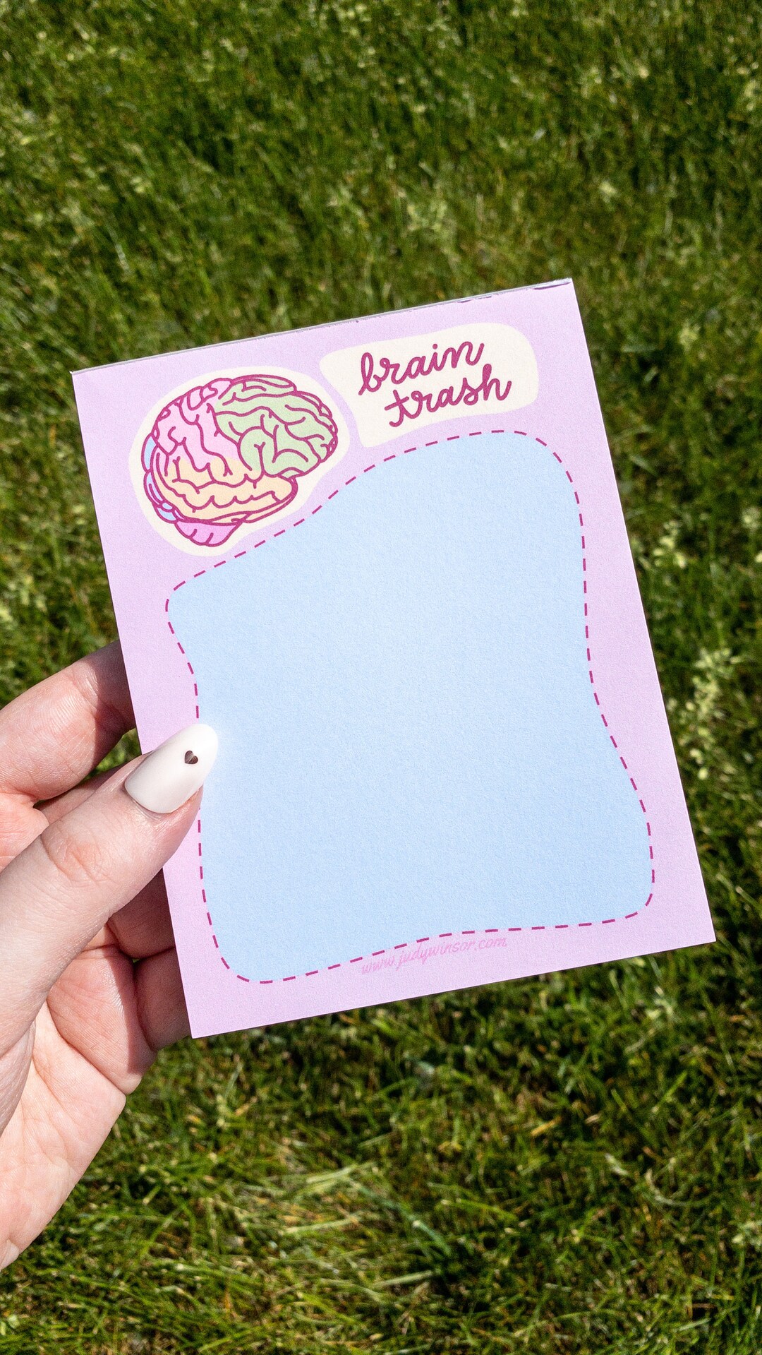 Brain Trash Notepad Memo Pad to Do List - Etsy