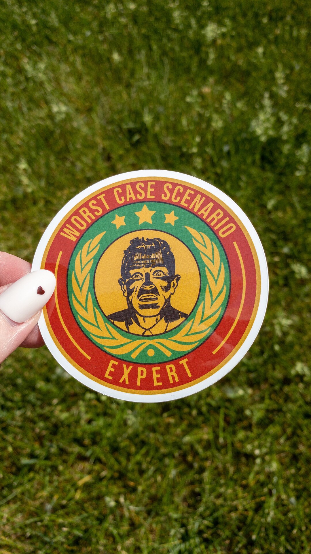 Worst Case Scenario Expert Sticker Vinyl 3 Inch - Etsy