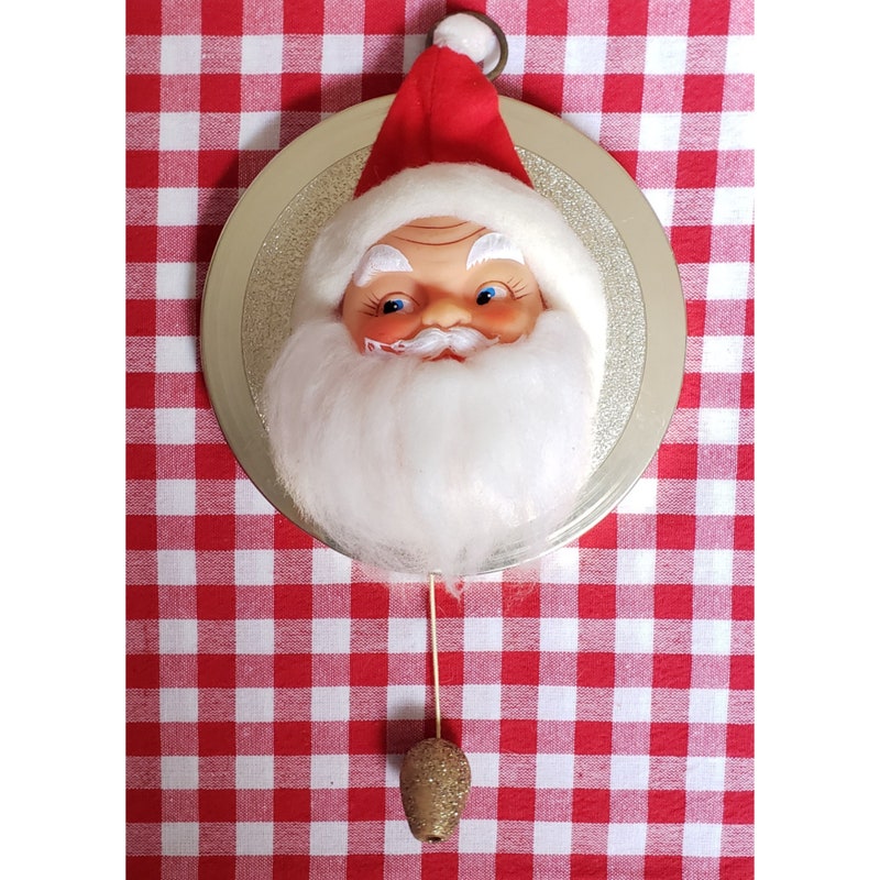 Santa Head Wall Hanging - Etsy