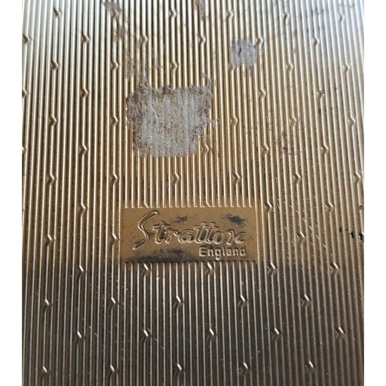 Vintage Stratton England Compact Face Powder Cupid Victorian - Etsy