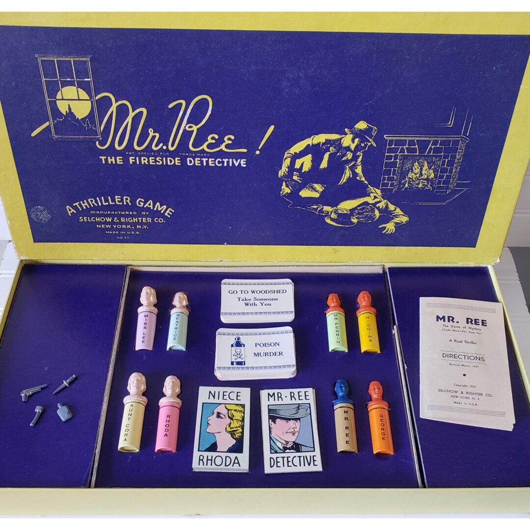 Vintage Mr Ree 1937 Board Game - Etsy