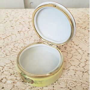 Vintage Lot Limoges Trinket Box Clock France Hand Painted Boxes Roses ...