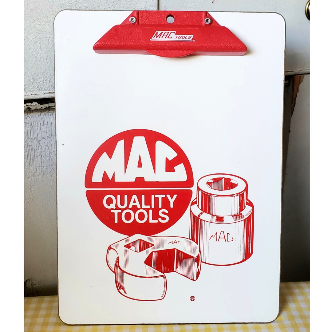 Vintage Mac Tools Clip Board Vintage Advertising Promotional Quality ...