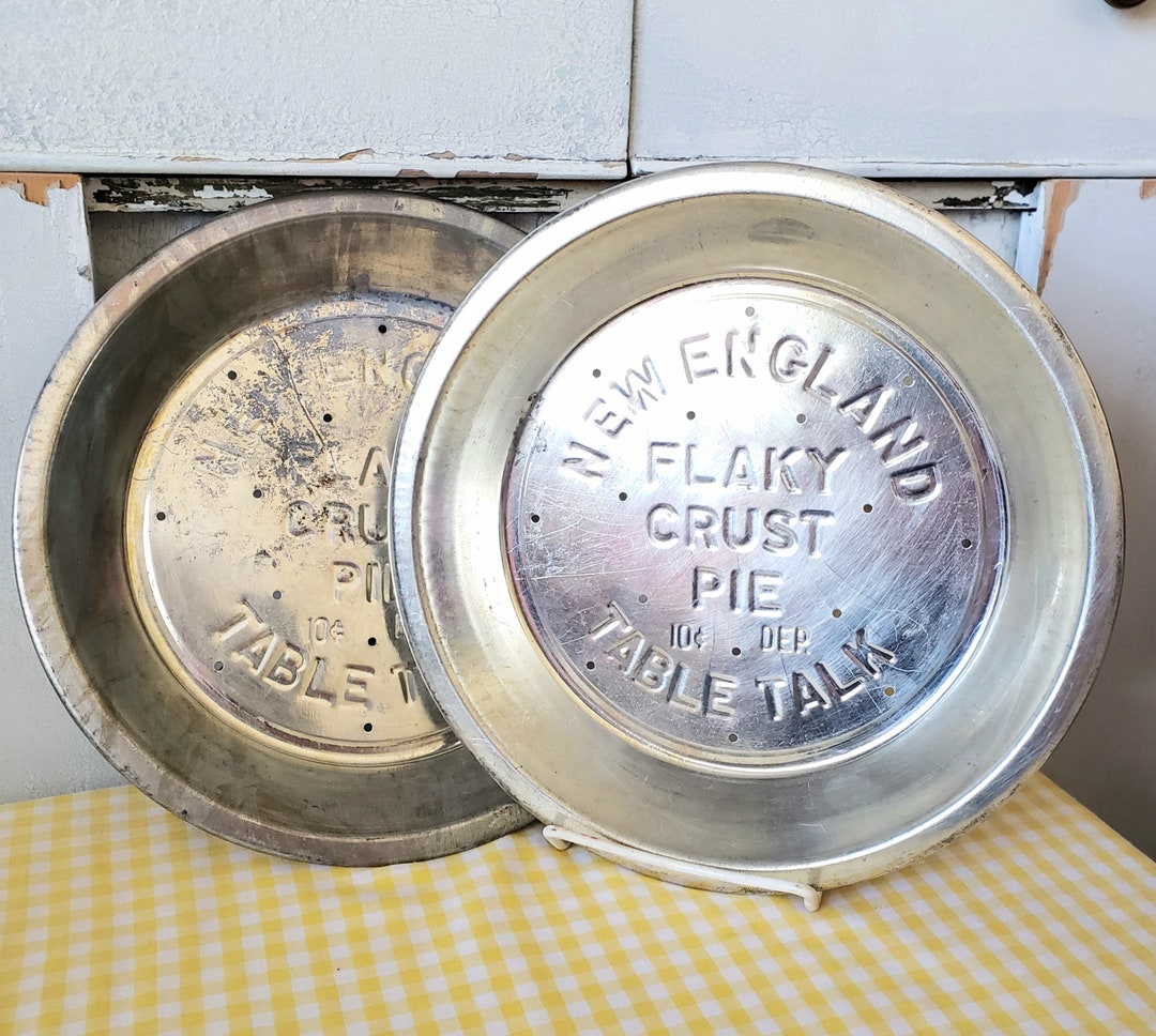 Vintage New England Flaky Crust Pie Pans Table Talk Set Lot of 2 - Etsy