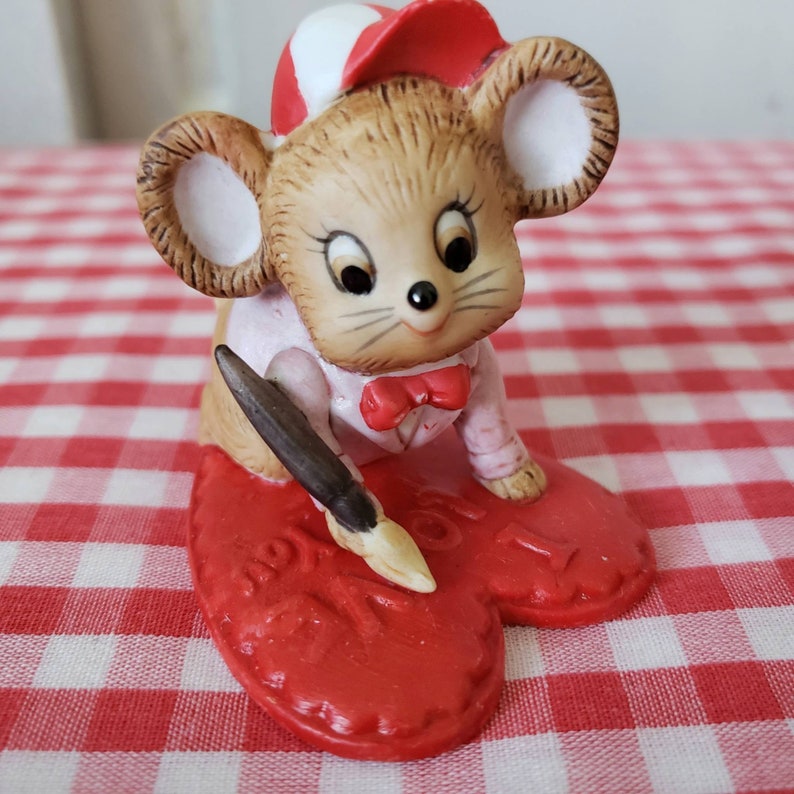 Vintage Lefton Valentine Mice Figurines 00120 Set Boy and Girl - Etsy