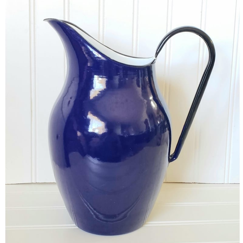 Enamel Pitcher - Etsy