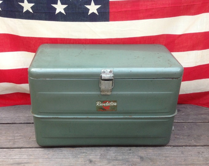 Vintage Ice Chest, Cooler, Western Auto Revelation - Etsy