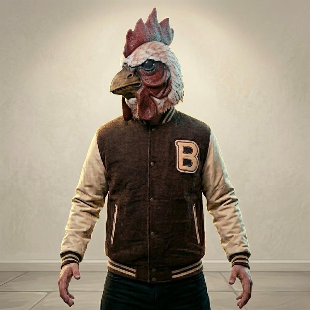 Hotline Miami Game Accurate Cosplay Jacket Wool Body Leather Sleeves ...