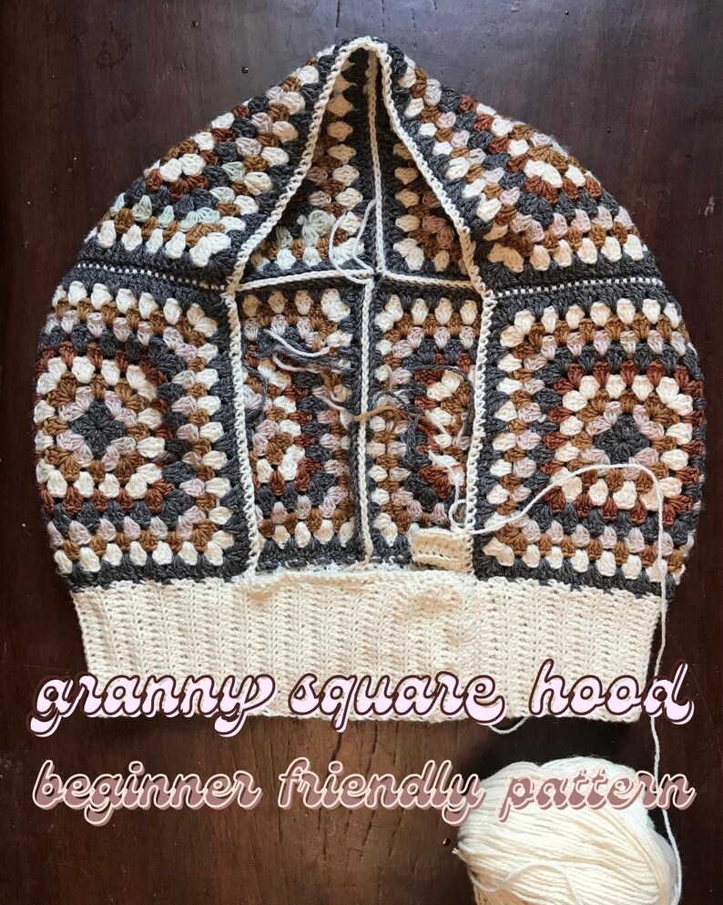 Granny Square Crochet Snood / Hood / Balaclava Pattern PDF File Only ...
