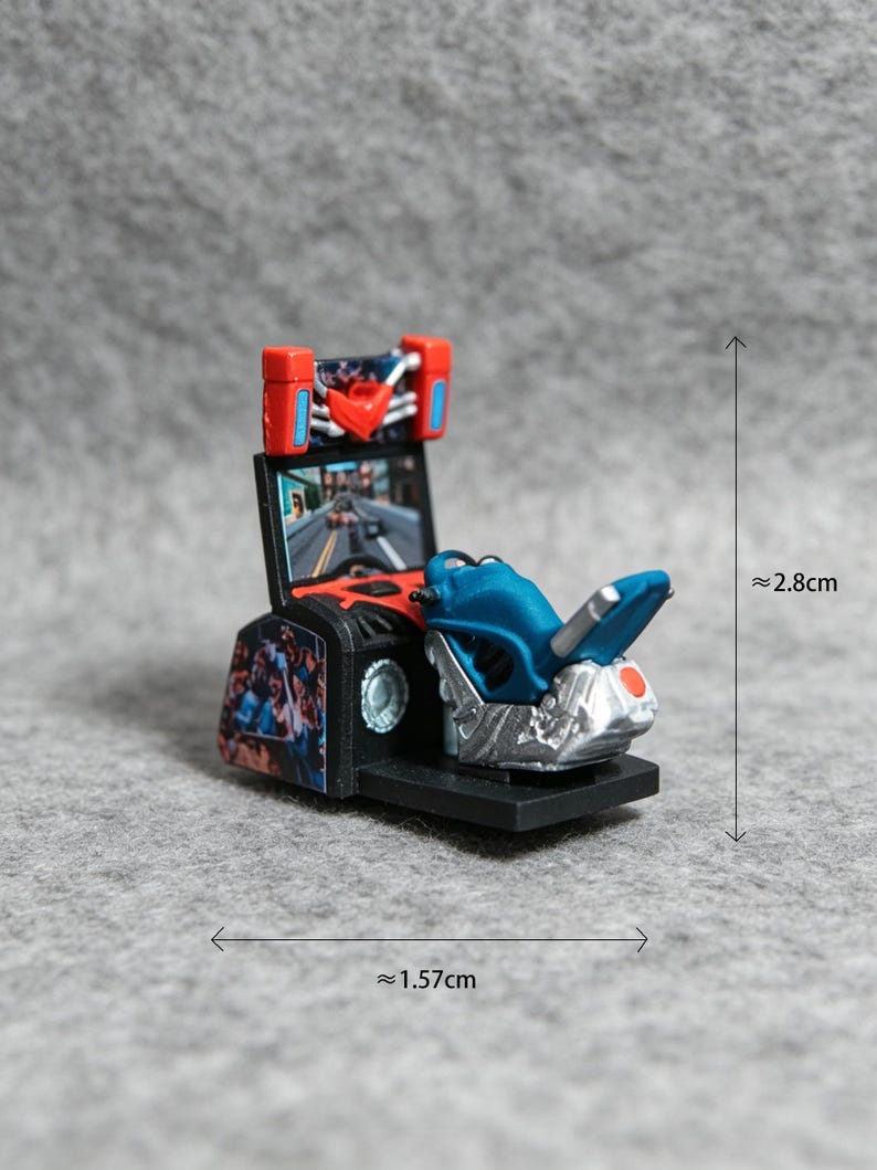 1:64 Arcade Racing Machine | Miniature Sit-down Racers for Game Room ...
