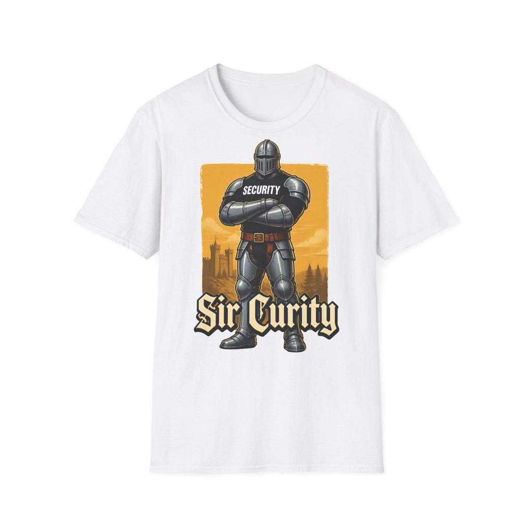 Camiseta de Segurança Sir Curity Knight | Camiseta de Guarda de ...