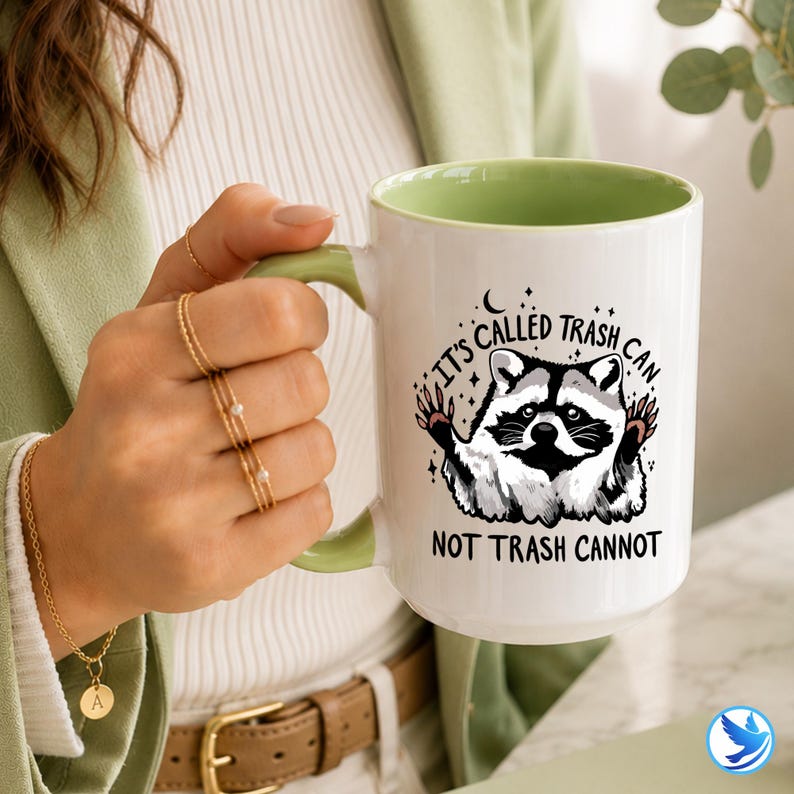Funny Raccoon Mug, Trash Panda Coffee Mug, Sarcastic Animal Quote (11oz ...