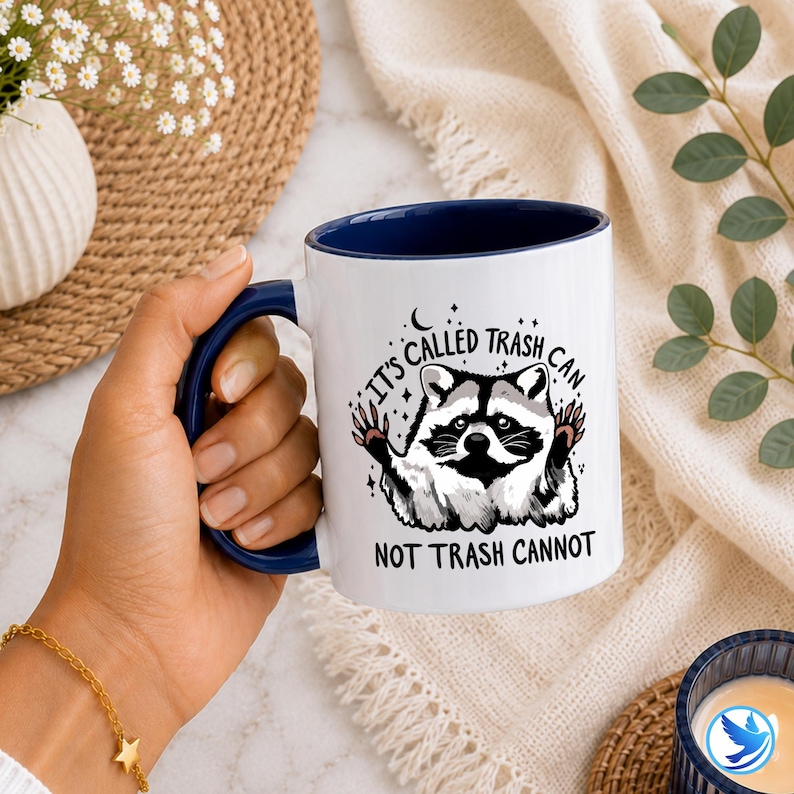 Funny Raccoon Mug, Trash Panda Coffee Mug, Sarcastic Animal Quote (11oz ...
