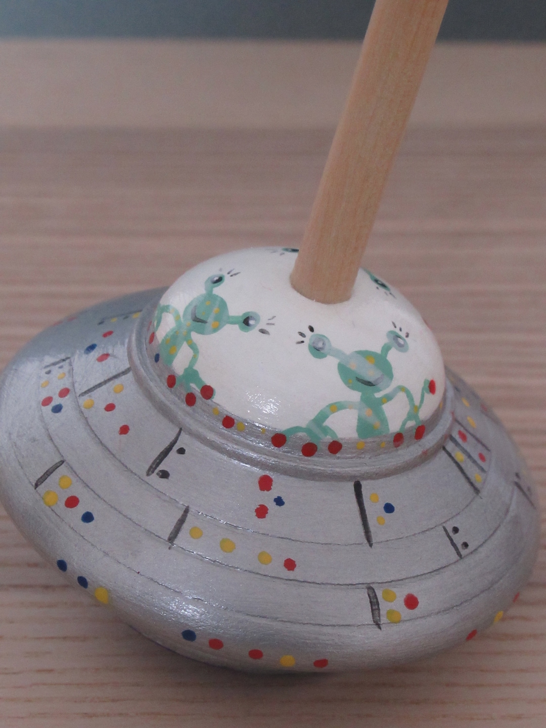 Alien Spaceship Spinning Top - Etsy