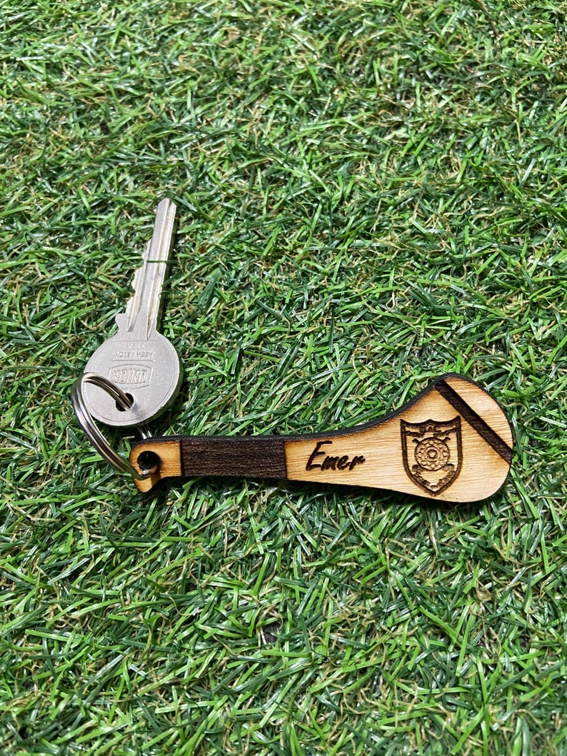 Hurling Stick Keyring Co. Antrim Teams - Etsy UK