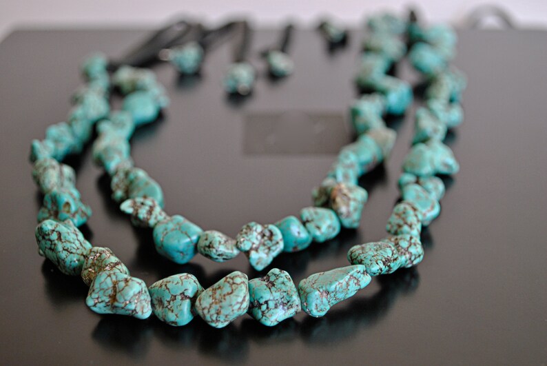 HANDMADE TURQUOISE NECKLACE/ Belt - Etsy