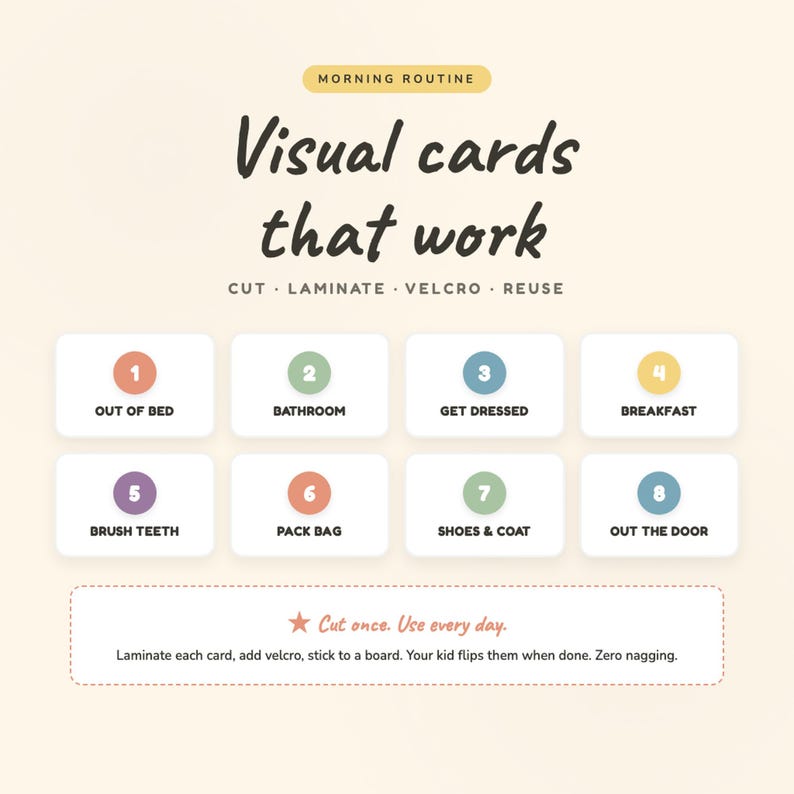 ADHD Kids Executive Function Workbook | Routines, Focus, Self ...