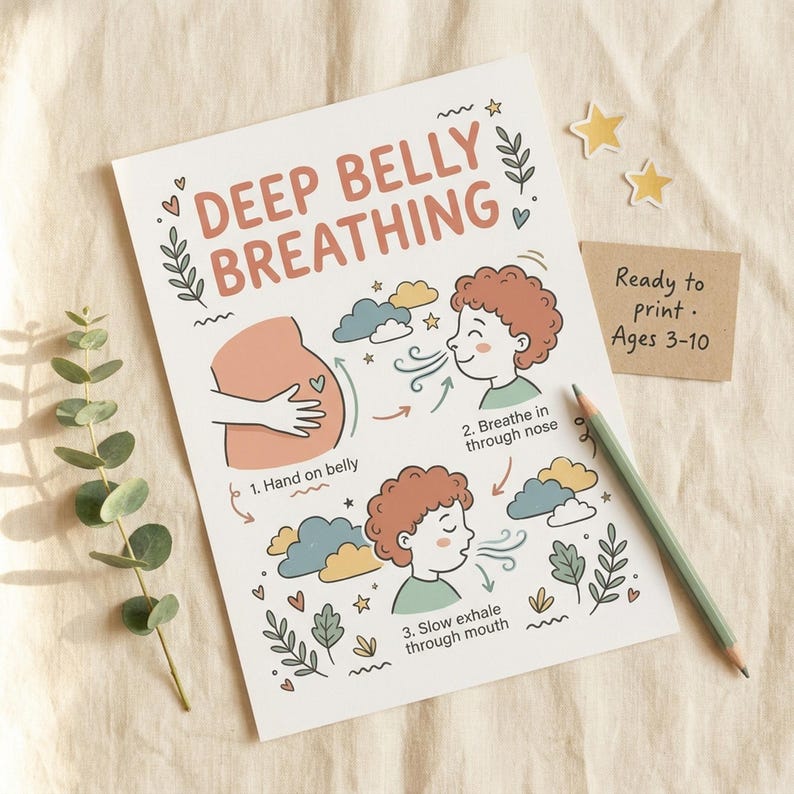 Calm Down Corner Posters Printable | 22 Coping Skills Cards for Kids ...