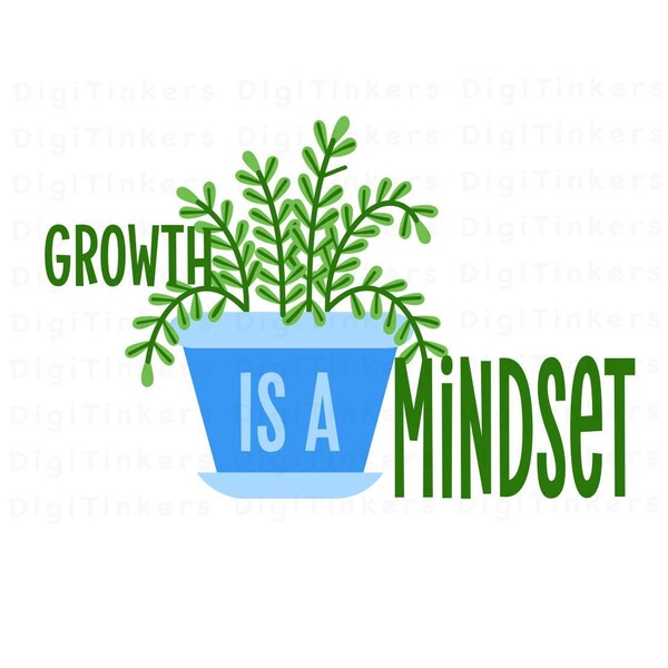 Growth Mindset Svg - Etsy