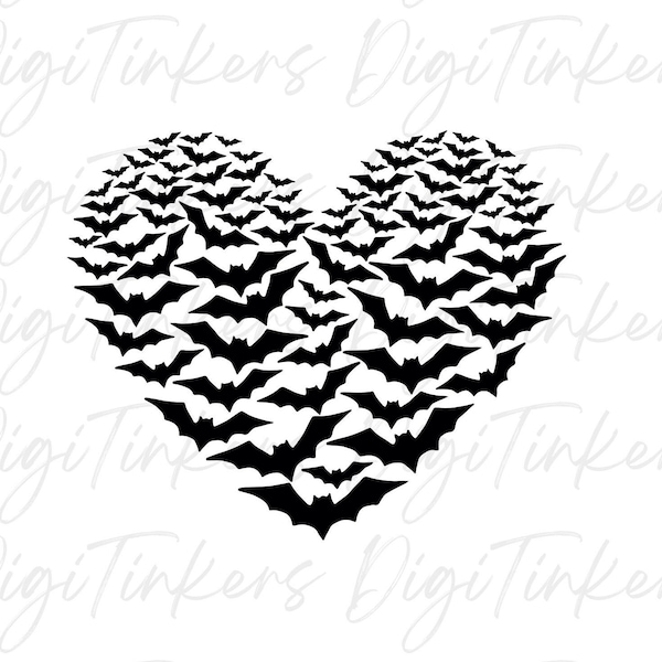 Goth Heart Svg - Etsy