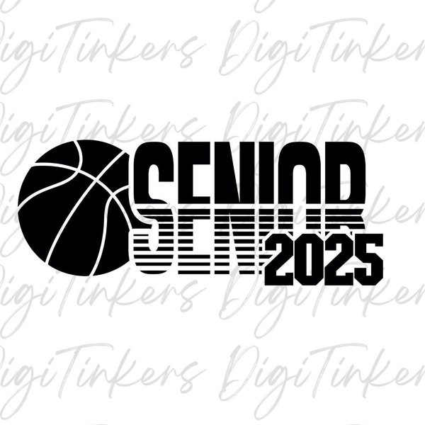 Senior 2025 Basketball Png - Etsy