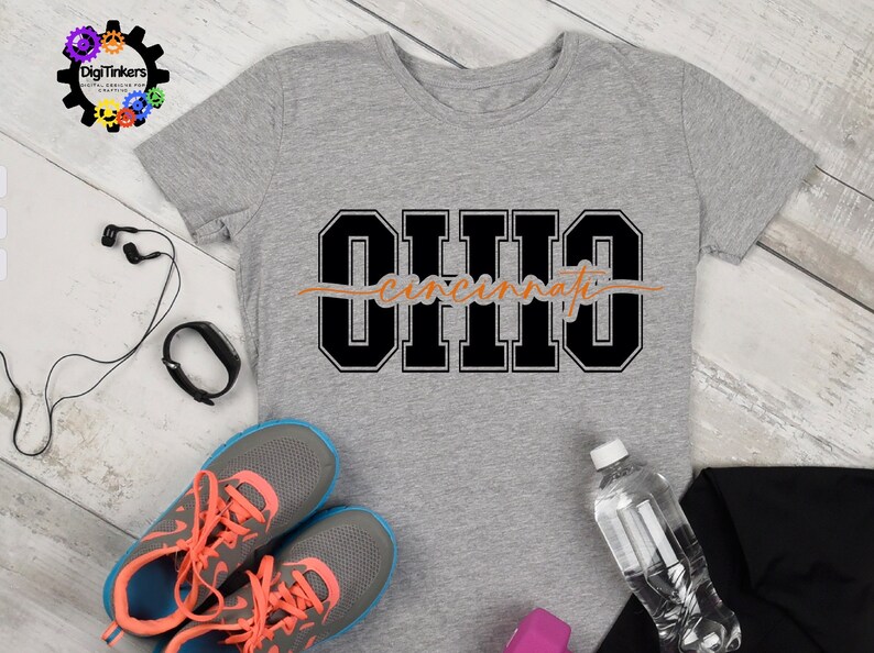 Cincinnati Script Ohio State Logo, Design for Crafting, Cricut ...