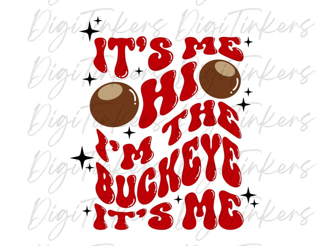 Retro Wavy State of Ohio, Buckeye Nut State, Gift for Her T Shirt ...