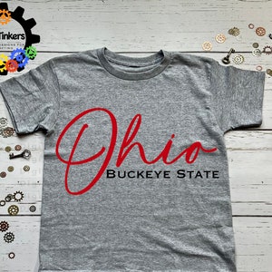 Ohio Script Buckeye State Logo, Design for Crafting, Cricut, Silhouette ...