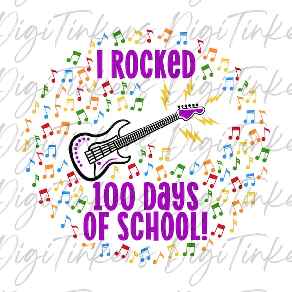 100 Days of School Embroidery Design - Etsy