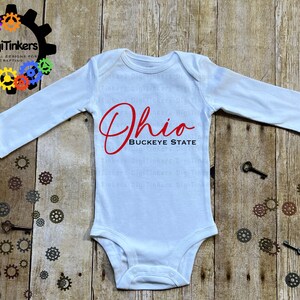 Ohio Script Buckeye State Logo, Design for Crafting, Cricut, Silhouette ...