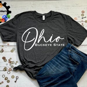 Ohio Script Buckeye State Logo, Design for Crafting, Cricut, Silhouette ...