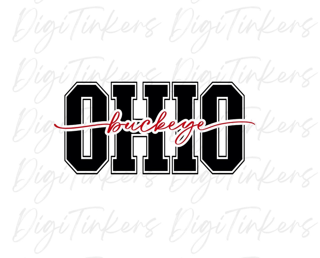 State of Ohio Logo, Buckeye Gift, Design for Crafting, Cricut ...