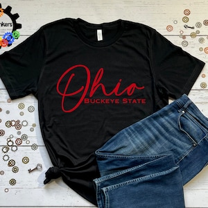 Ohio Script Buckeye State Logo, Design for Crafting, Cricut, Silhouette ...