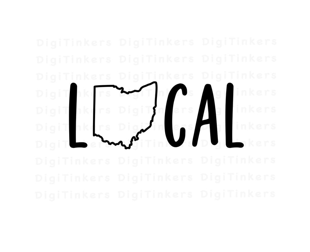 State of Ohio Local Logo, Design for Crafting, Cricut, Silhouette ...