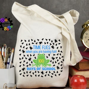 100 Days of School Funny Frog Boys Bugs Flies Elementary Student Gift ...